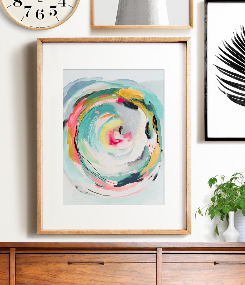 Abstract art PRINTABLE wall art Colorful art Abstract | Etsy