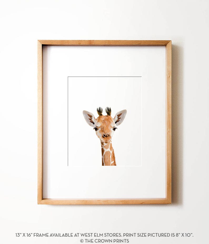 Baby animal prints PRINTABLE art Woodland animals Safari | Etsy