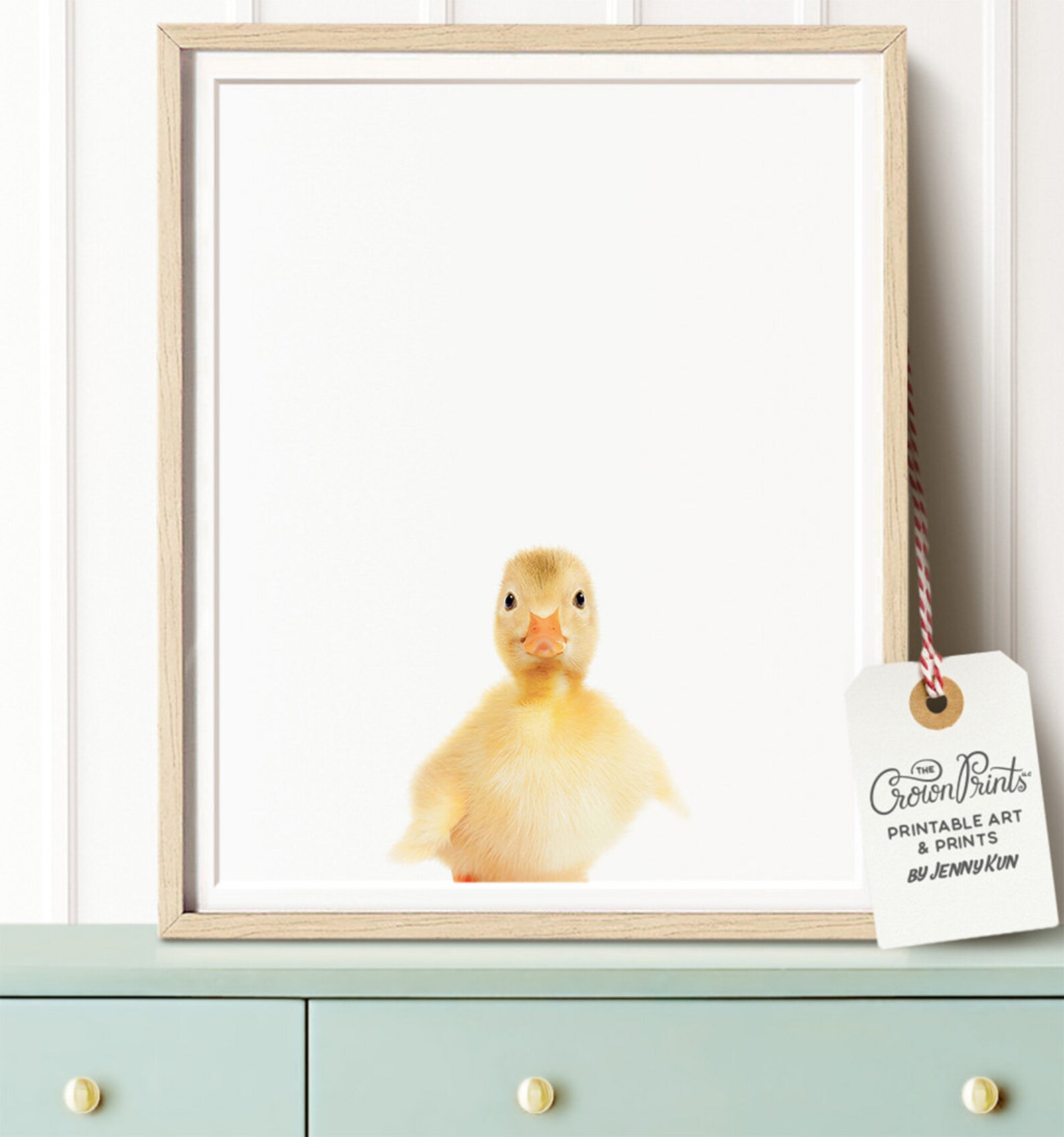 Duckling Print Animal Print the Crown Prints Woodland - Etsy