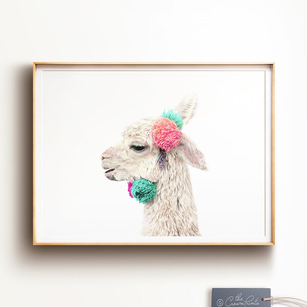 Llama Print - Etsy