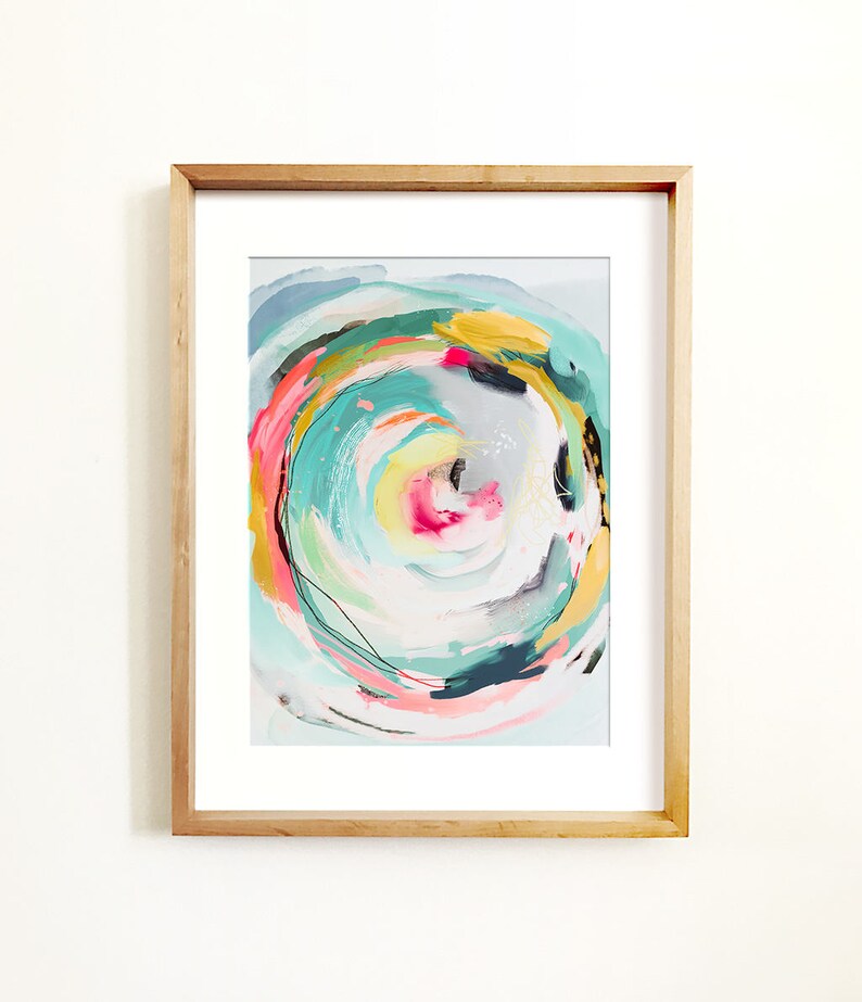 Abstract art PRINTABLE wall art Colorful art Abstract | Etsy