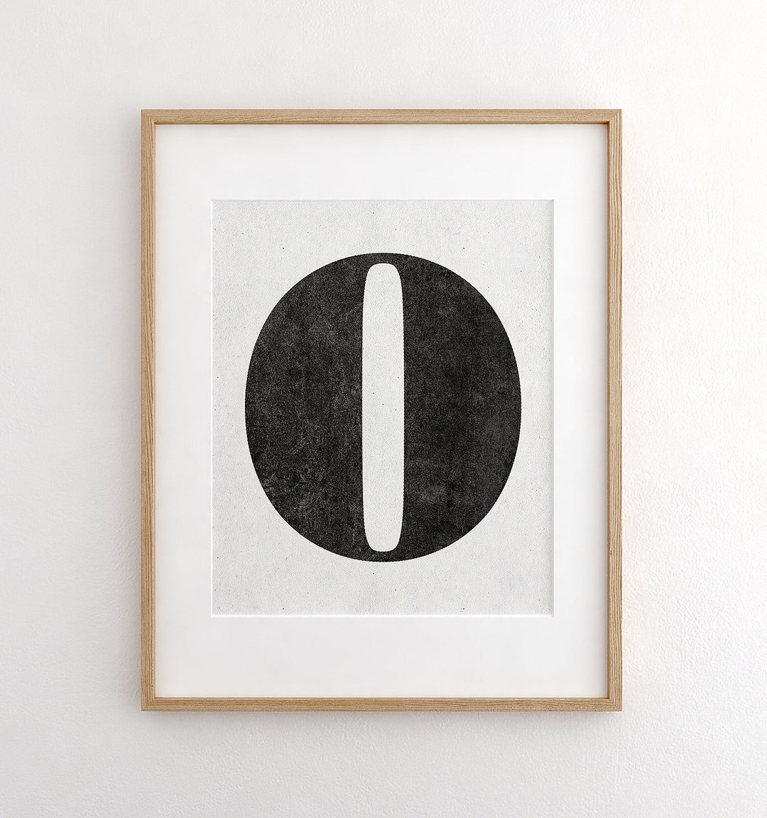 Number 0 Sign, Number Prints, PRINTABLE Art, Black and White Art ...