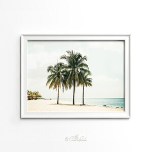 Beach Decor, Wall Art, Palm Tree Print, PRINTABLE, Beach Poster ...