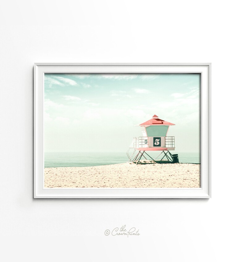 Lifeguard Stand Print INSTANT DOWNLOAD Horizontal Wall Art - Etsy