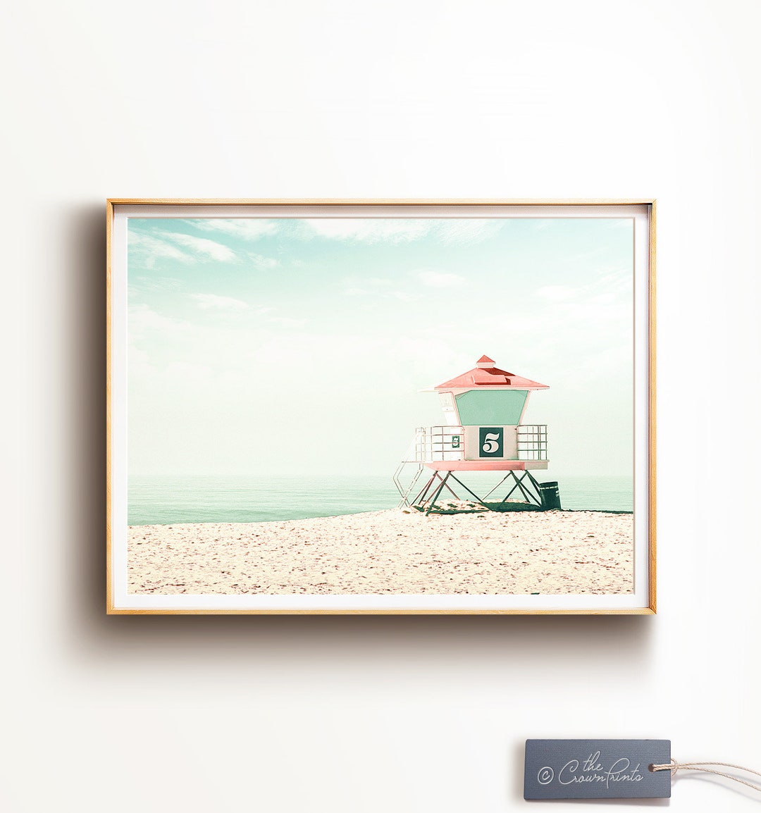 Lifeguard Stand Print, INSTANT DOWNLOAD, Horizontal Wall Art, Printable ...