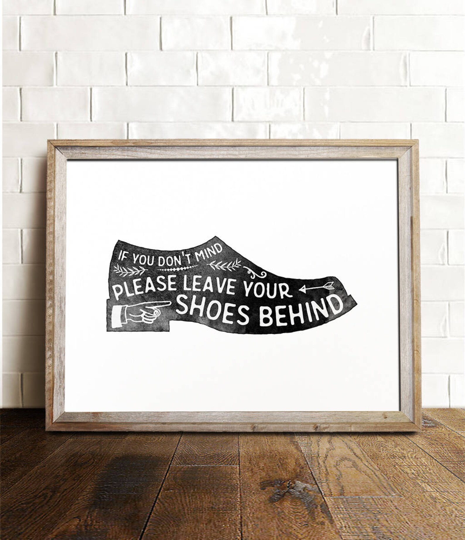 Shoes off Sign Remove Your Shoes PRINTABLE Art Mud Room - Etsy