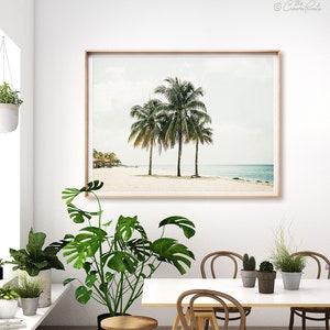 Beach Decor, Wall Art, Palm Tree Print, PRINTABLE, Beach Poster ...