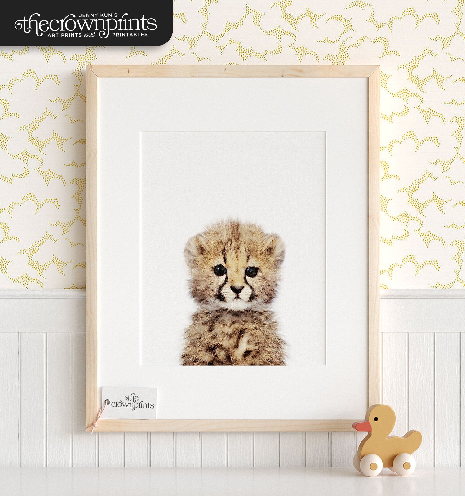 Safari Animal Prints Baby Cheetah Print PRINTABLE Nursery | Etsy UK