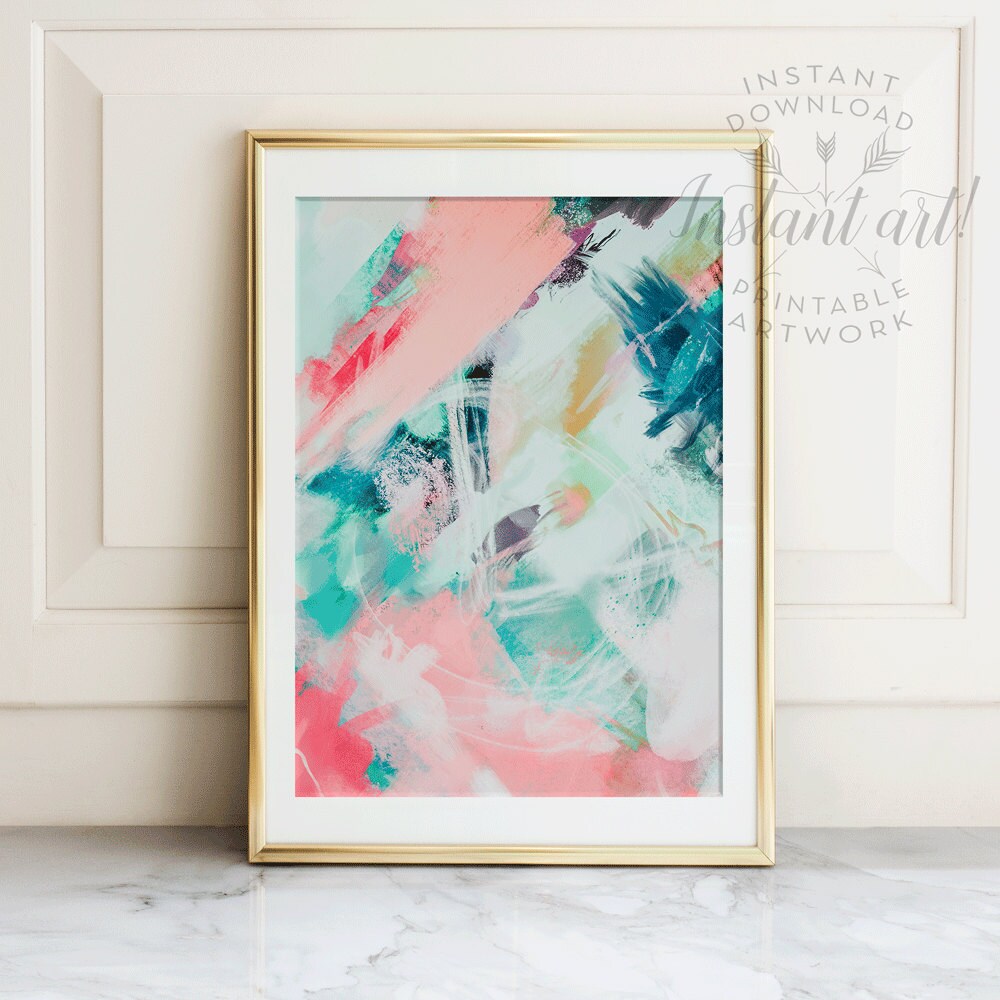 Abstract Wall Art PRINTABLE Art Abstract Printable Abstract - Etsy