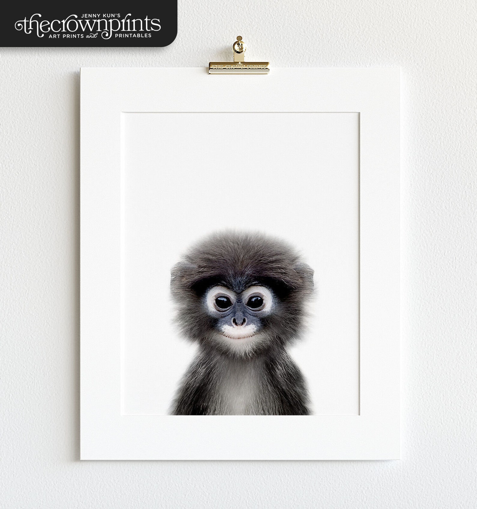 Animal Nursery Prints Monkey PRINTABLE Monkey Art Safari - Etsy