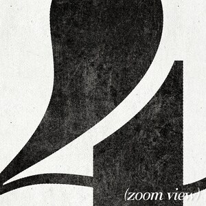 Number 4 Sign, Number Prints, PRINTABLE Art, Black and White Art ...