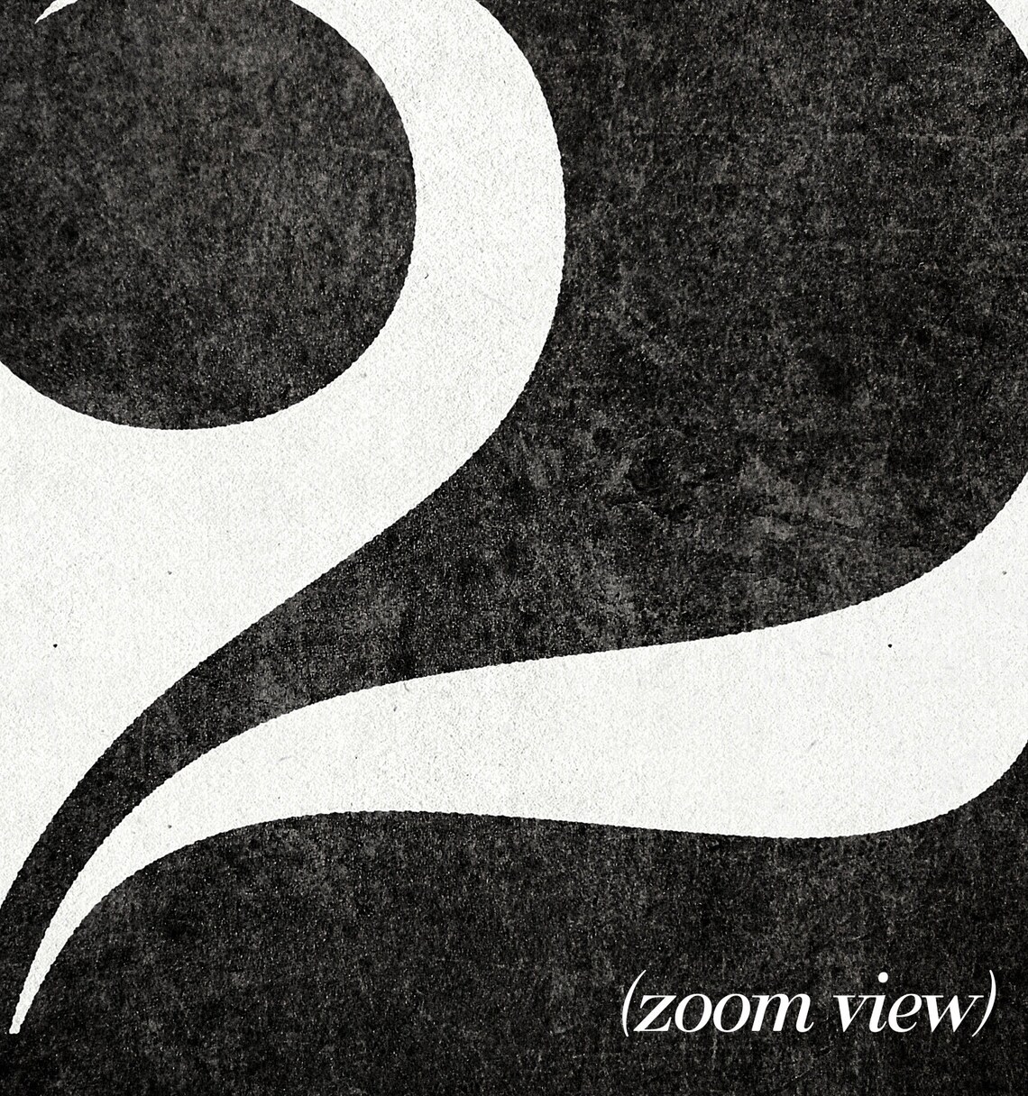 Number 2 Sign Number Prints PRINTABLE Art Black and White - Etsy