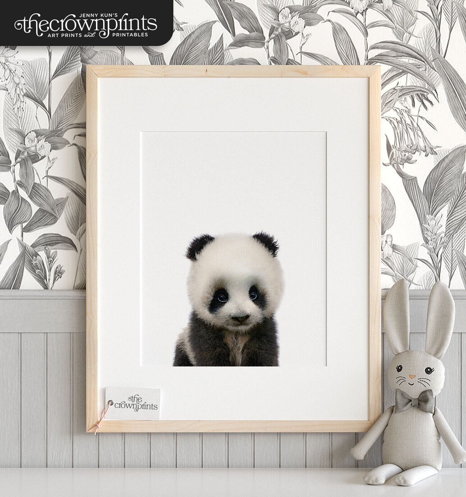 Panda Print Panda Nursery Art PRINTABLE Art Nursery Decor - Etsy
