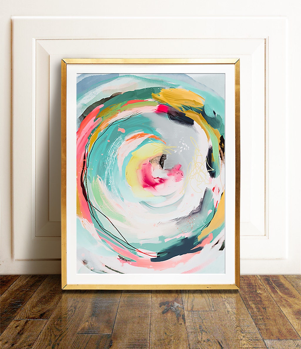 Abstract art PRINTABLE wall art Colorful art Abstract | Etsy