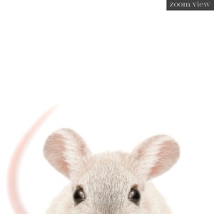 Mouse Print, the Crown Prints Shop, Woodland Animals Nursery, PRINTABLE ...