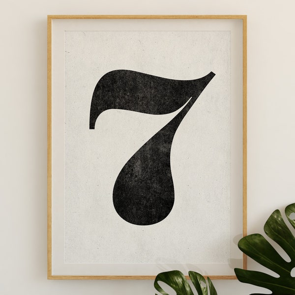 Number Typography - Etsy