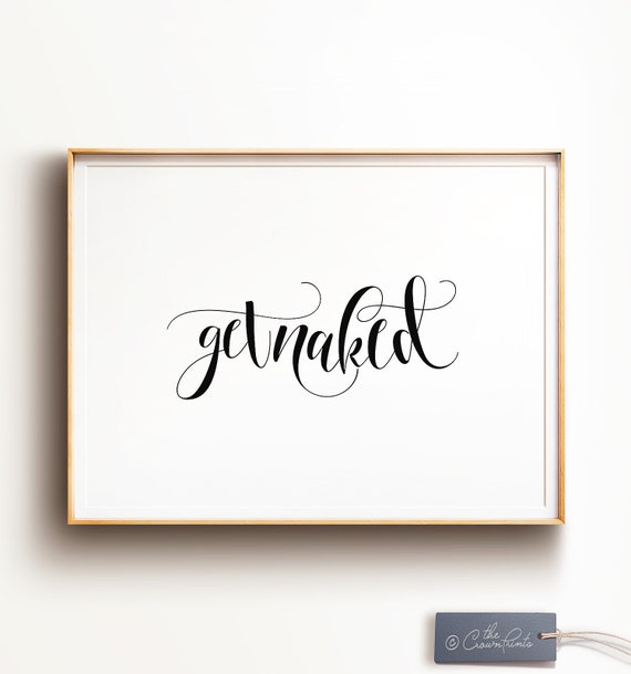 Get Naked Print Printable Art Bathroom Wall Decor Bathroom Etsy Uk