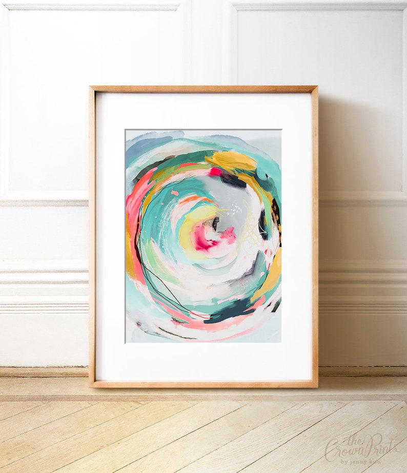 Abstract art PRINTABLE wall art Colorful art Abstract | Etsy