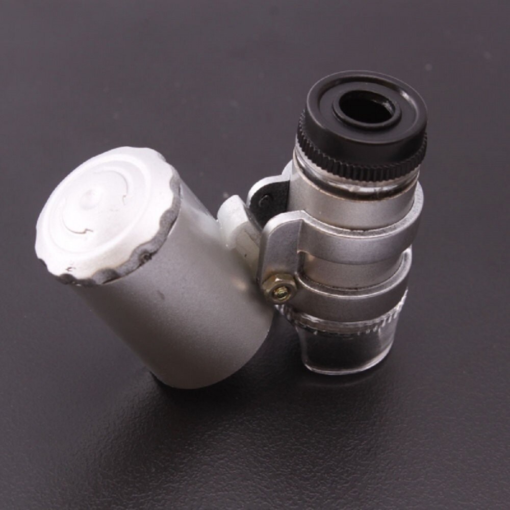 60X Jeweler Loupe: Portable Microscope Magnifier With UV LED - Etsy