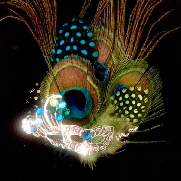 Peacock Venetian Mask - Etsy