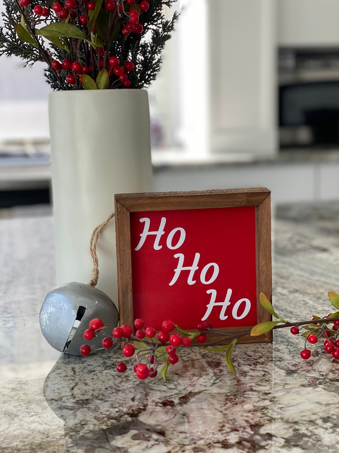 Double Sided Christmas Mini Sign - Etsy