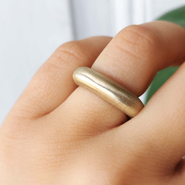 Matte Finish Ring - Etsy