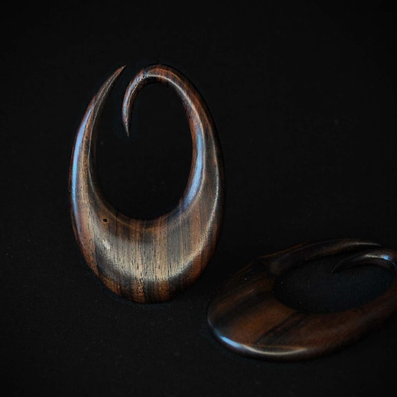 Wood Earings - Etsy