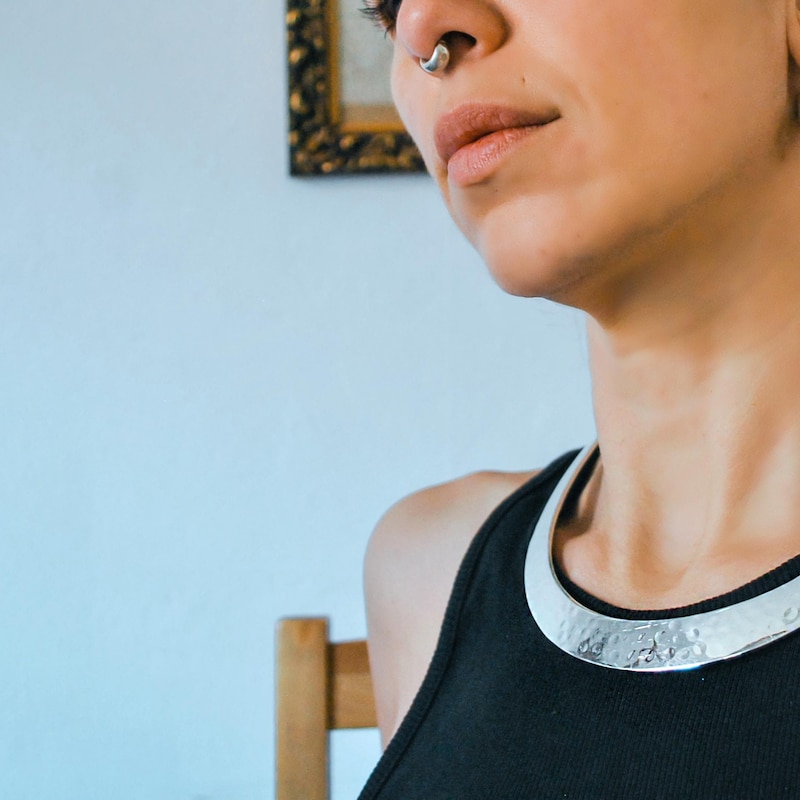 Vintage Torque Silver - Etsy UK