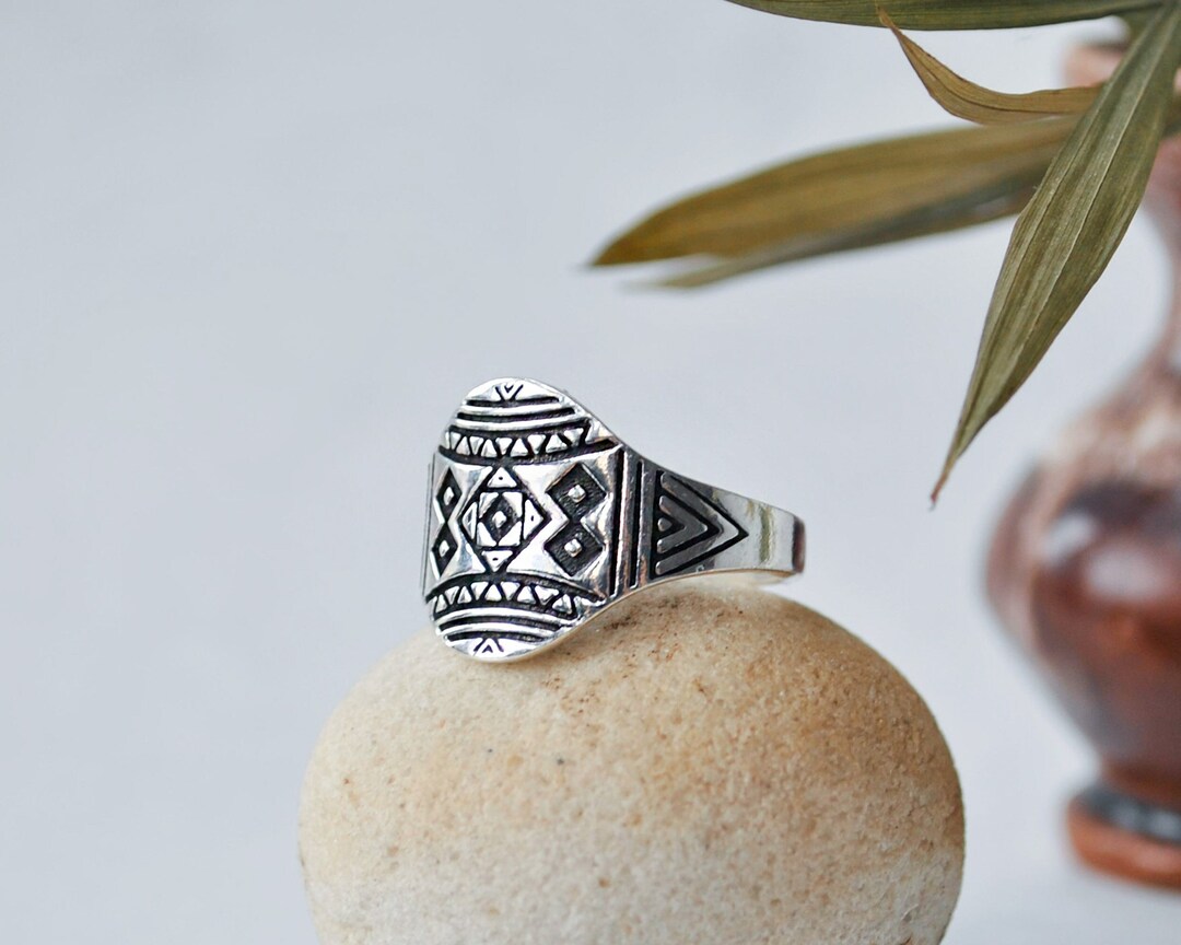 Tuareg Ring Moroccan Silver Ring Traditional Ring of the African ...
