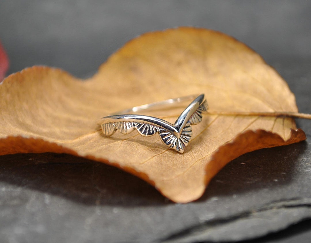 925 Silver Ring, Vintage Ring, Triangle Ring, Midi Ring, Naif Ring ...