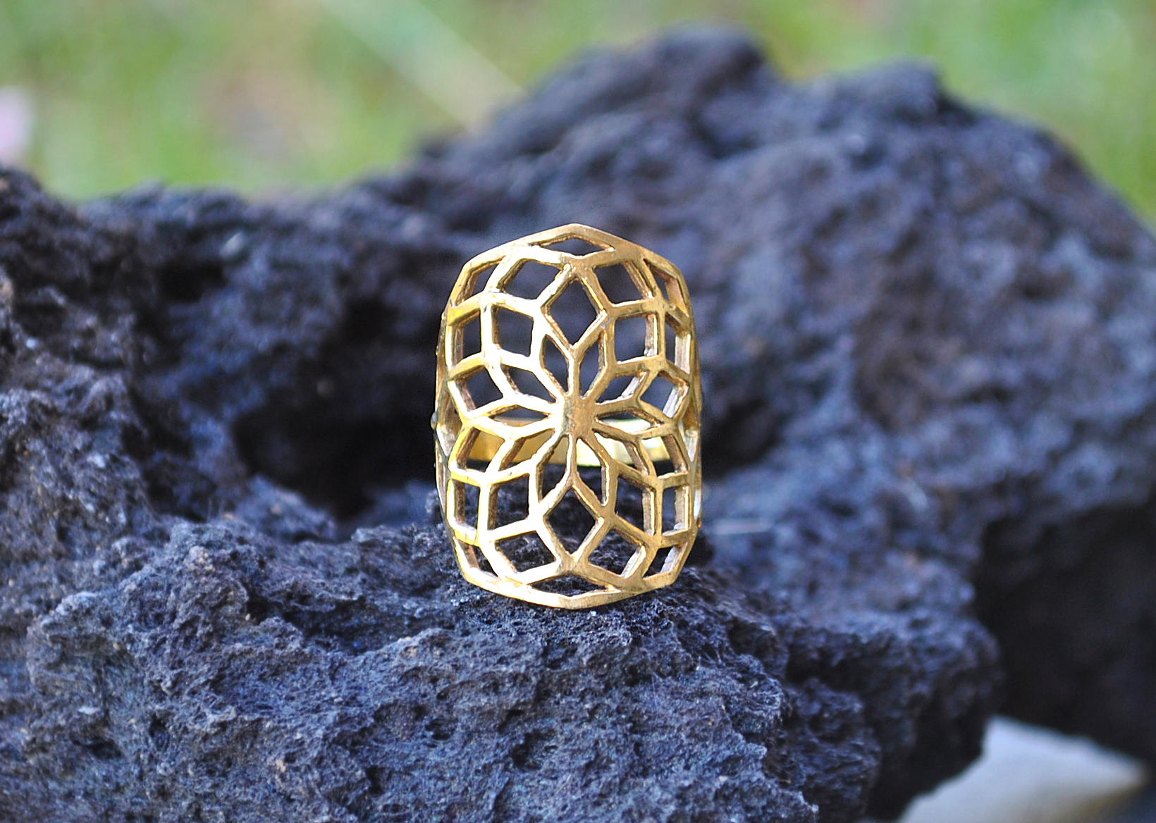 Sacred geometry ring Tribal jewelry Ethnic Jewellery | Etsy