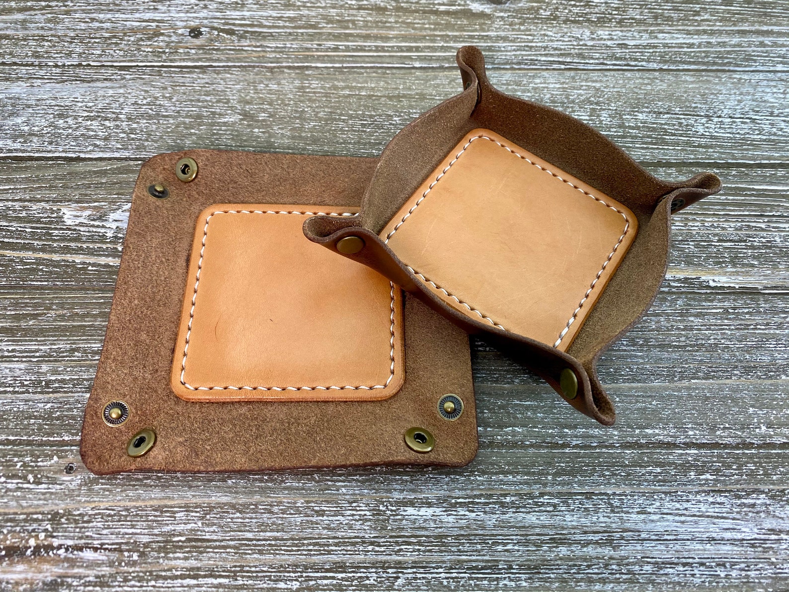 Small Valet Tray With Snaps - Etsy