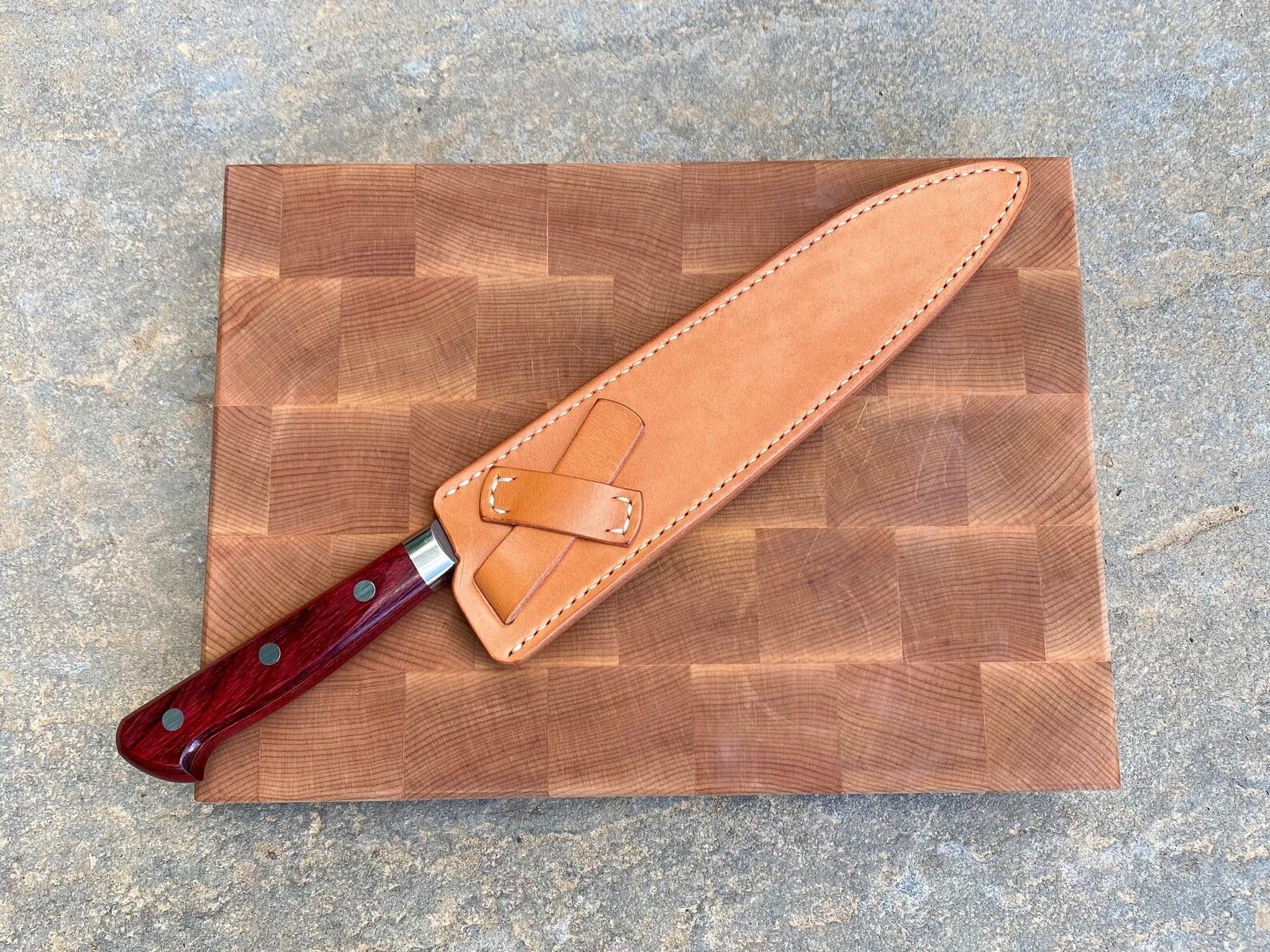 Custom Chef Knife Blade Guard sheath Saya | Etsy