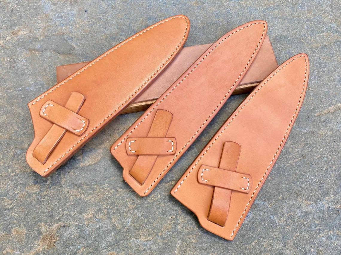 Custom Chef Knife Blade Guard sheath Saya | Etsy
