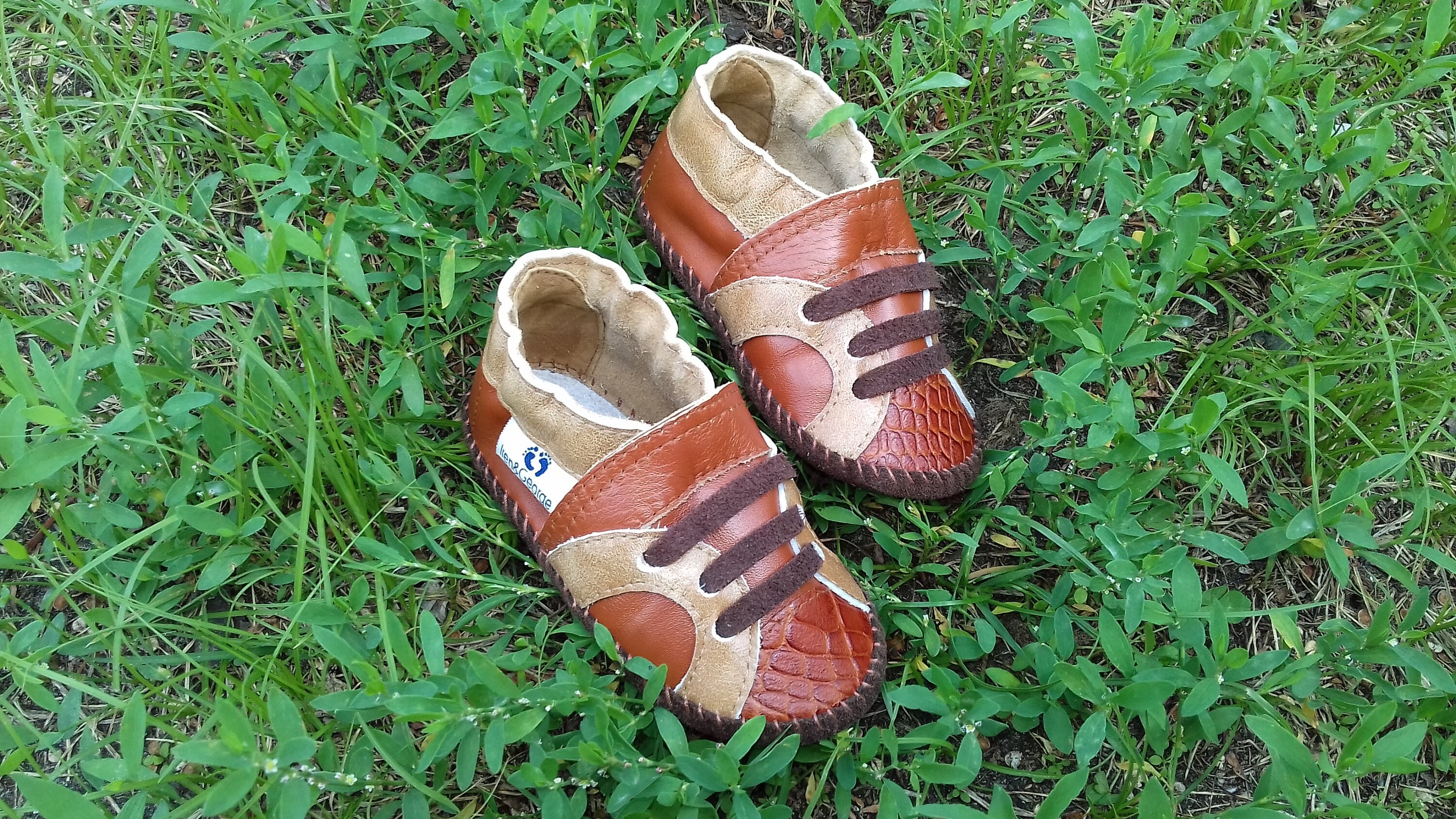 Baby Leather Snickers, 6-36mnths, Soft Sole Shoes, Kid's Booties ...