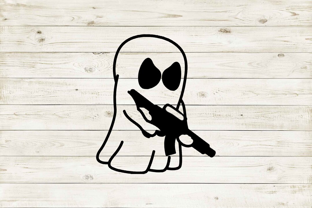 Infamous ghost Gun Vinyl Decal 12 Colors glossy & Matte - Etsy