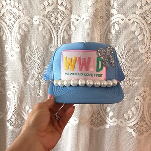 Christian Girly Patch Trucker Hat / Preppy Christian Trucker Hat ...