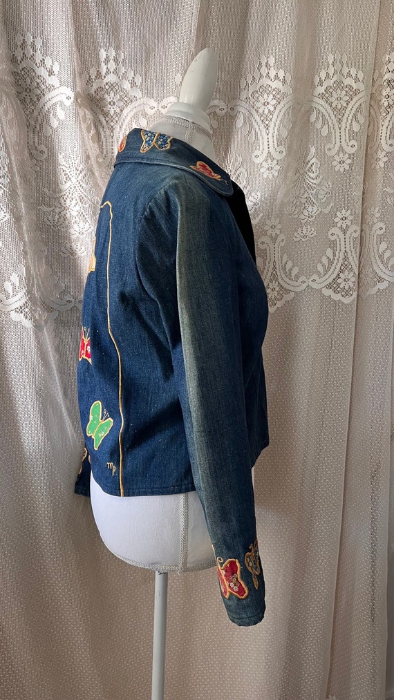 Vintage 1970s quilted patchwork jacket / 70s patchwor… - Gem