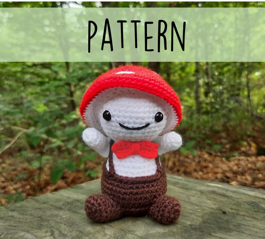 Mushroom Sprite PATTERN, Fancy Sprite Amigurumi Crochet PDF Pattern ...