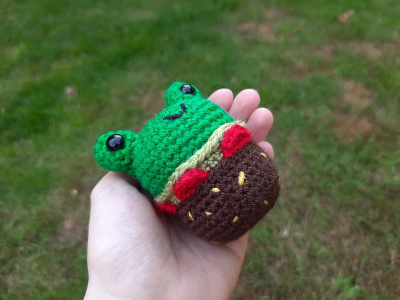 Burrito Frog Amigurumi PATTERN Taco and Wrap Froggy Amigurumi - Etsy