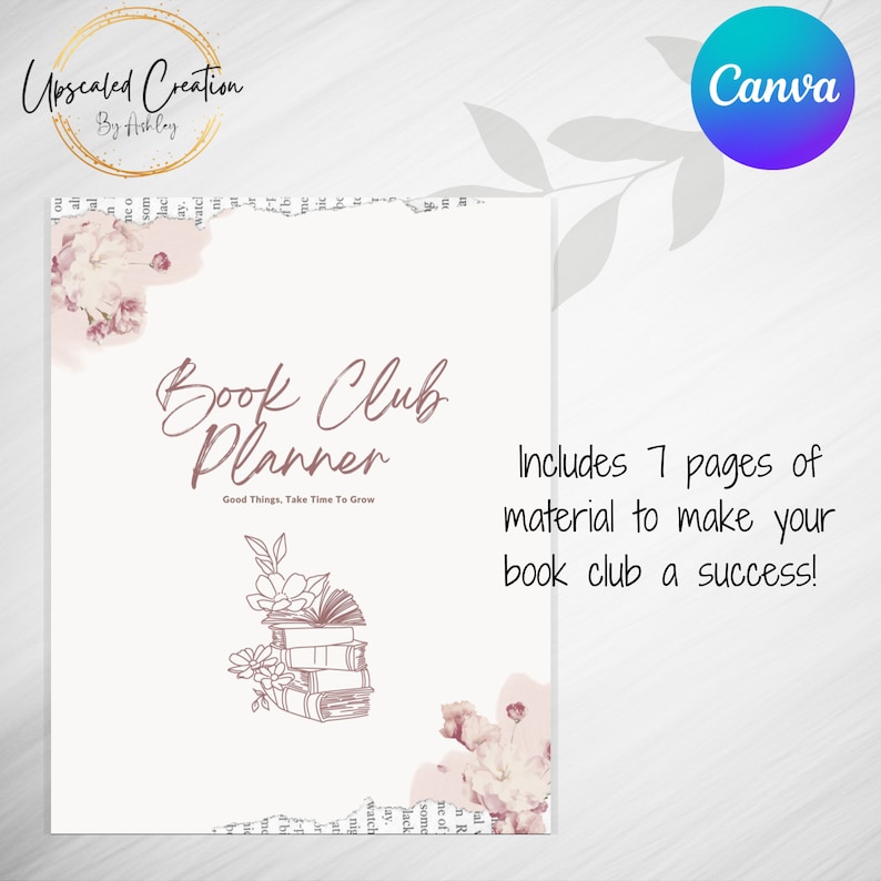 Book Club Invite and Planner, Book Club Invitation, Book Friends, Book ...