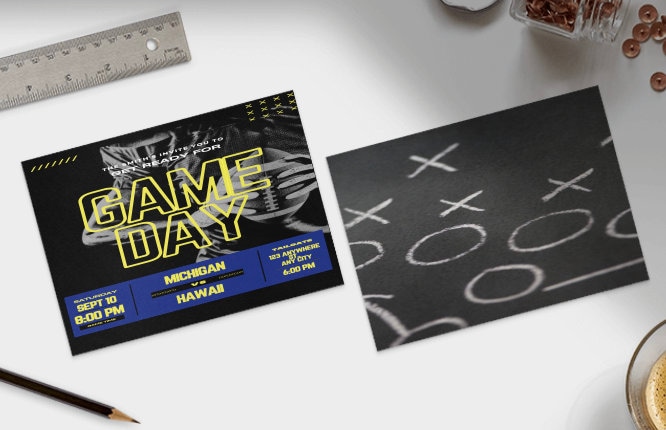 Game Day, Tailgate Invite, Digital Download, Template, Football, Food ...