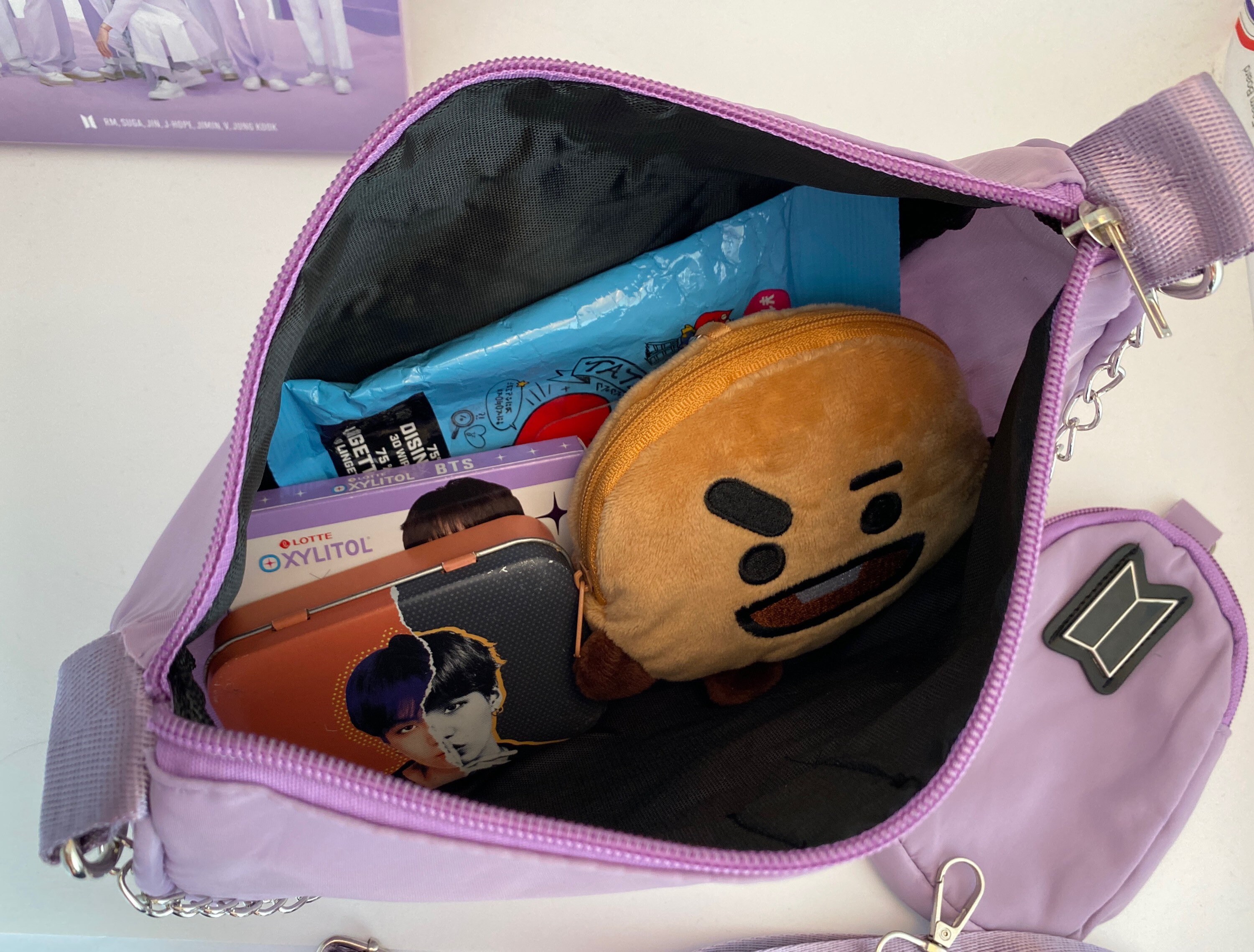 BTS I Purple U Crossbody Bag - Etsy
