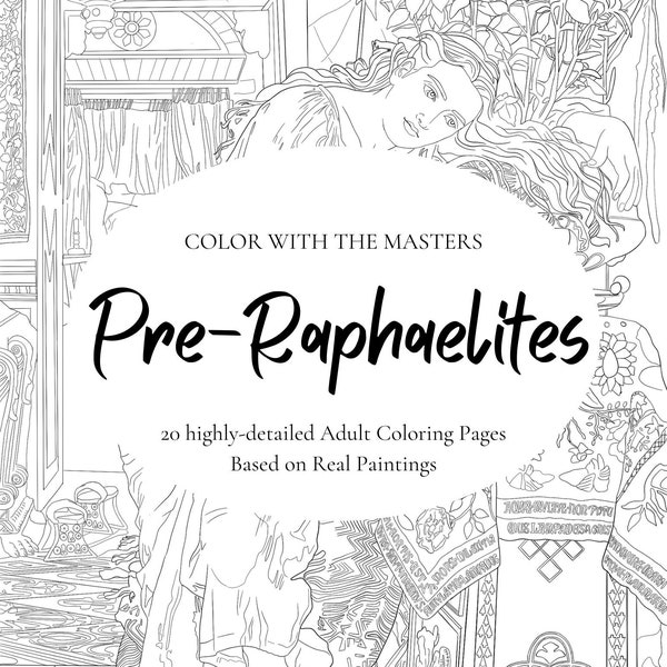 Preraphaelite Pattern - Etsy UK