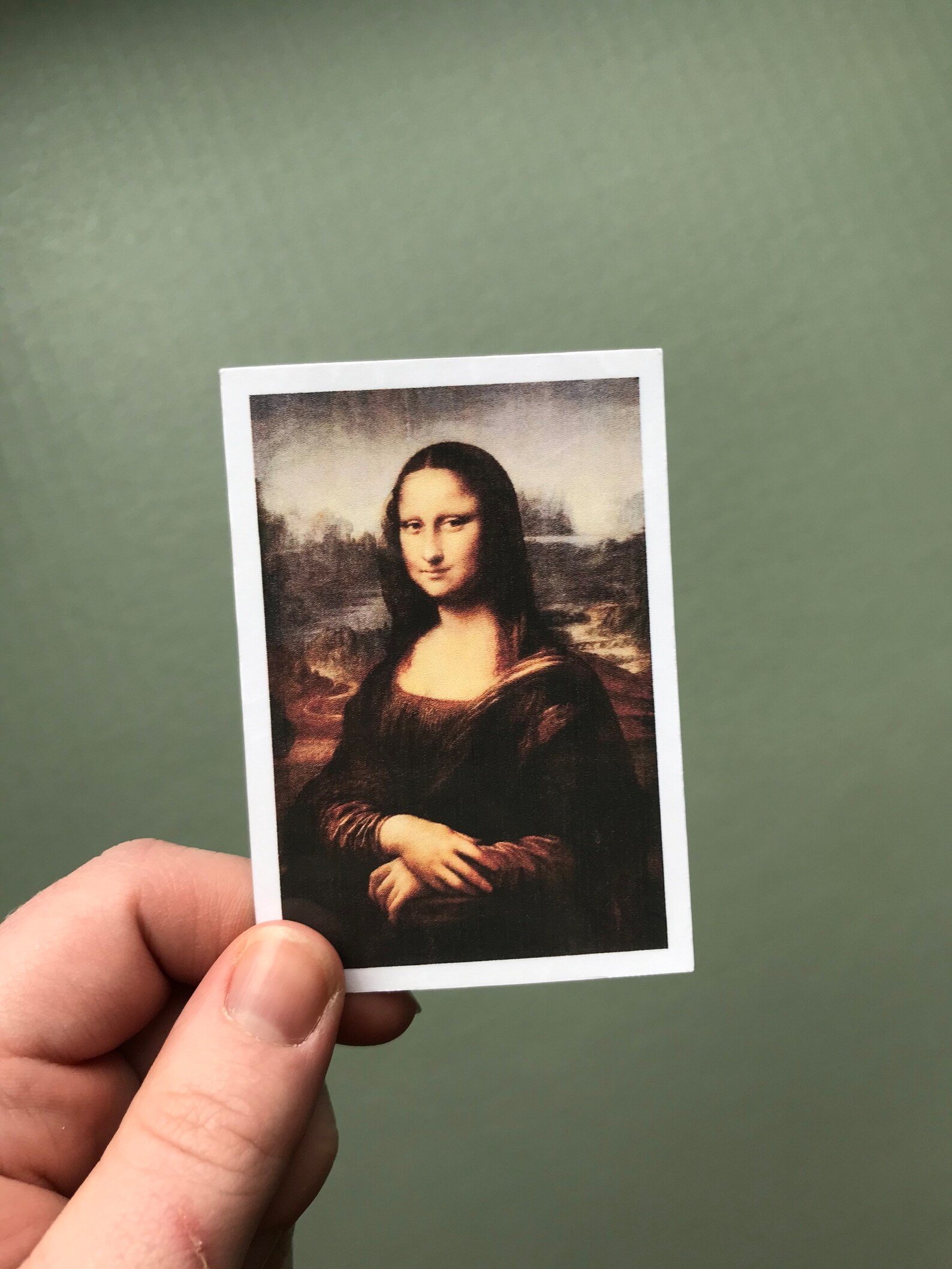 Mona Lisa Waterproof Vinyl Sticker Renaissance Art by - Etsy