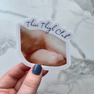 Thicc Thigh Club, Plus Size Women in Art and Paintings Sticker ...