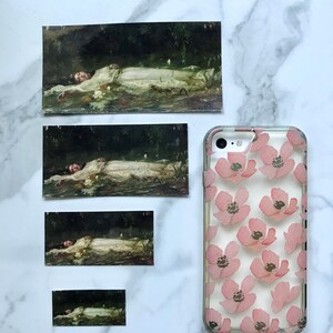 Ophelia Sticker, Waterproof Vinyl Sticker, Preraphaelite Art by ...
