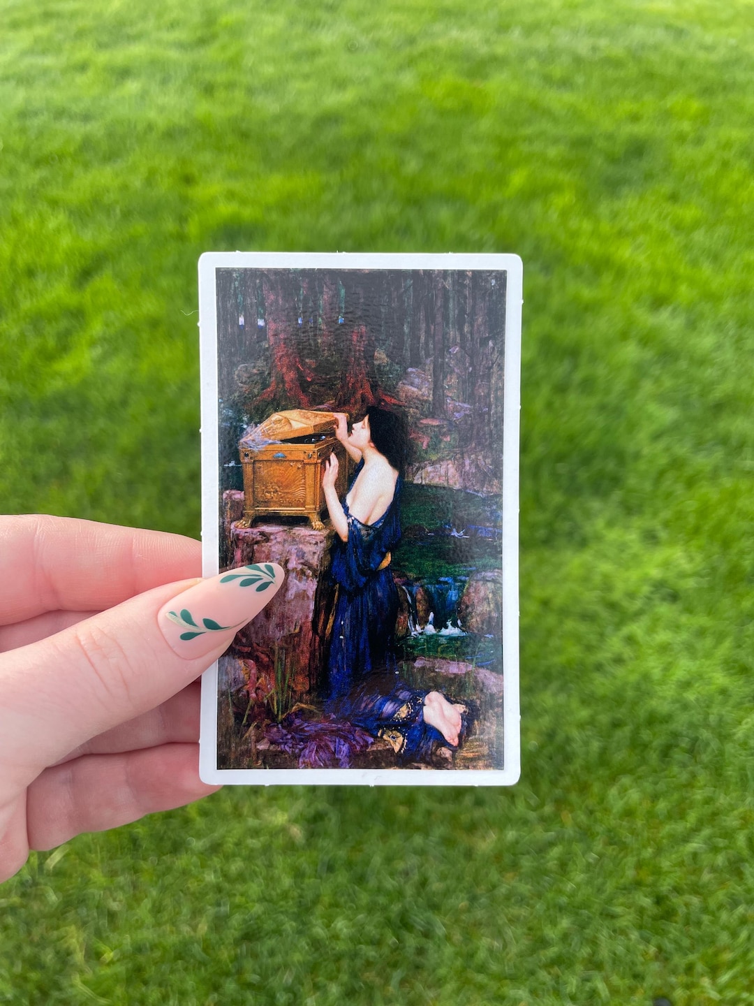 Pandora Sticker, Painting by John William Waterhouse - Etsy