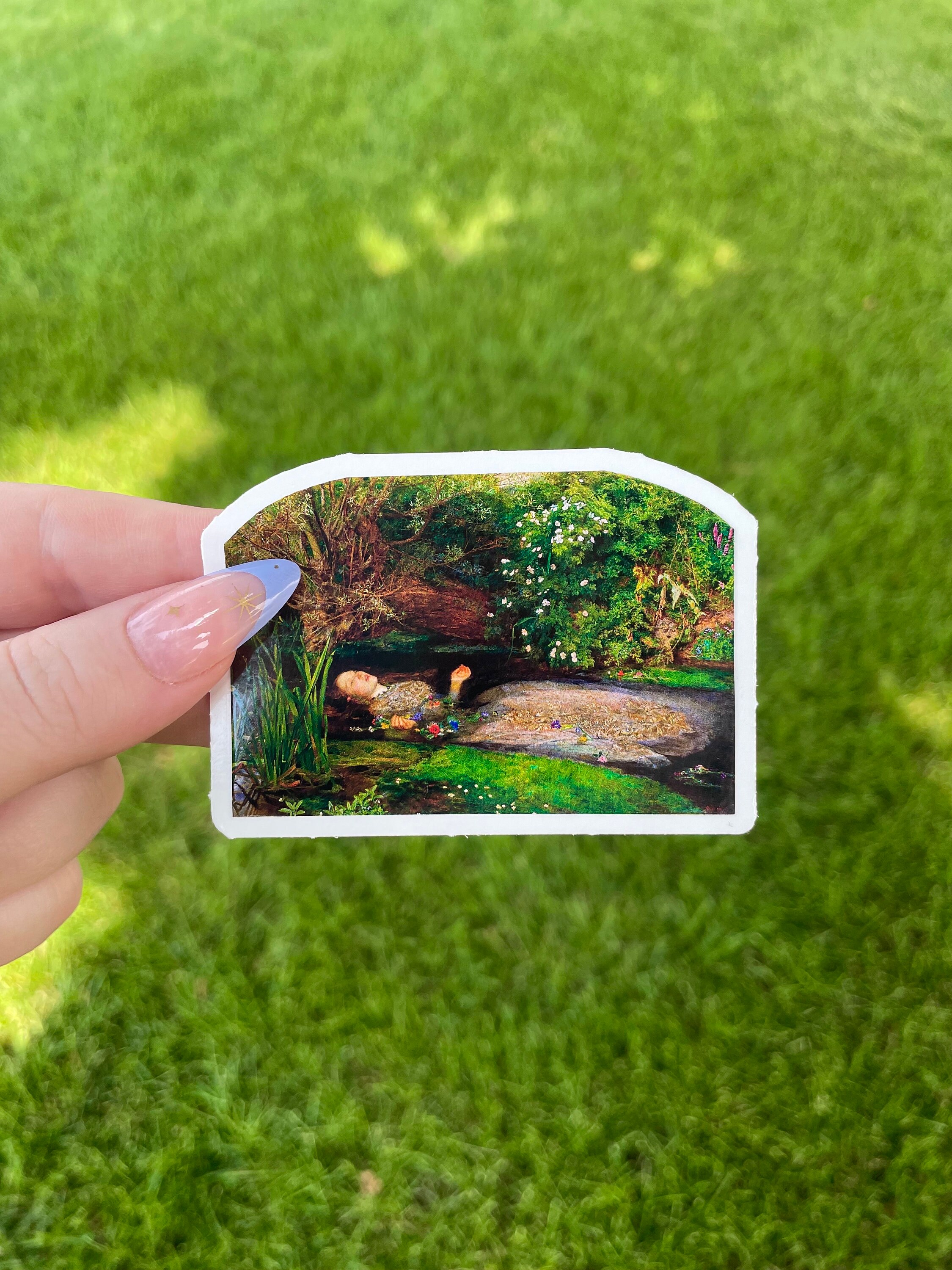 Ophelia Sticker Pack- Fine Art Paintings of Ophelia, Waterproof Vinyl ...