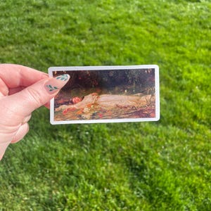Ophelia Sticker, Waterproof Vinyl Sticker, Preraphaelite Art by ...